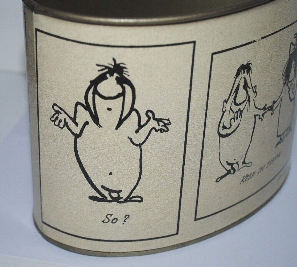 Vintage Nebbishes comic / cartoon desktop tin mail holder, 1950s, Herb ...