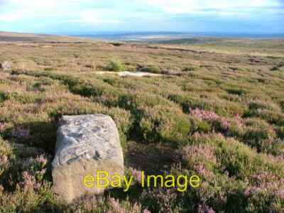 Photo 6x4 Fallen Standing Stone Rudland Rigg Cockayne An isolated stone ...