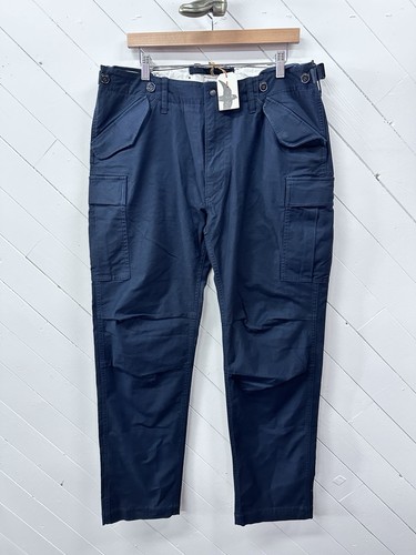 Relwen M-51 Commando Cargo Pants Men Size 36 Blue Military Style 32 ...