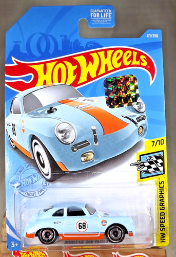 2021 Hot Wheels #171 HW Speed Graphics-GULF 7/10 PORSCHE 356 OUTLAW ...