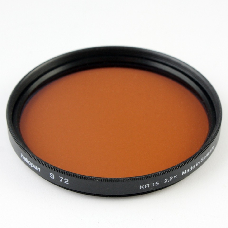 Heliopan Coated ES 72mm KR 15 (85B) Color Conversion Filter New Old ...
