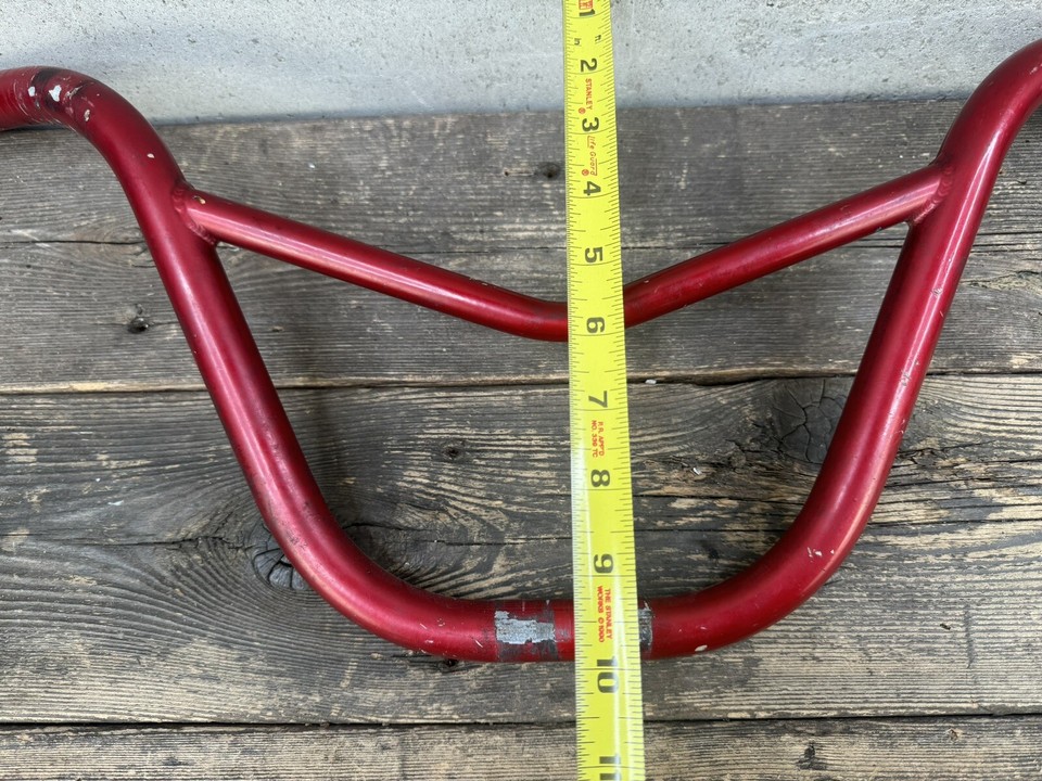 Redline V Handlebars Bars Old School Vintage Bmx Red | eBay