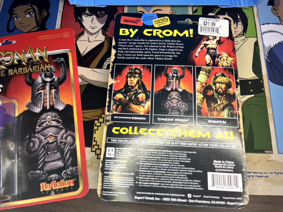 Conan the Barbarian- Thulsa Doom & Subotai - Reaction- Super 7 - 2 ...