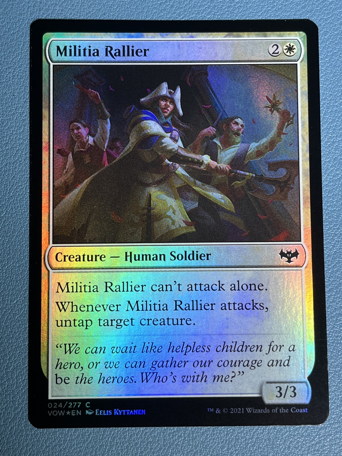 MTG Militia Rallier Foil Innistrad VOW NM | eBay