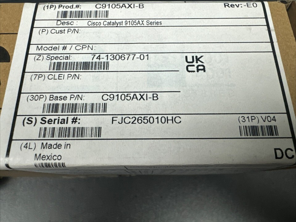 New Cisco Catalyst C9105AXI-B Wireless Access Point 9105AX Series ...