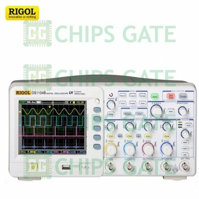 1PCS Brand NEW Rigol Digital Color Oscilloscope DS1104B 100MHz 4CHs Fast Ship | eBay