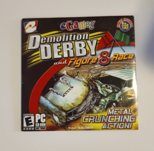 eGames Demolition Derby and Figure 8 Race PC Metal Crunching Action | eBay