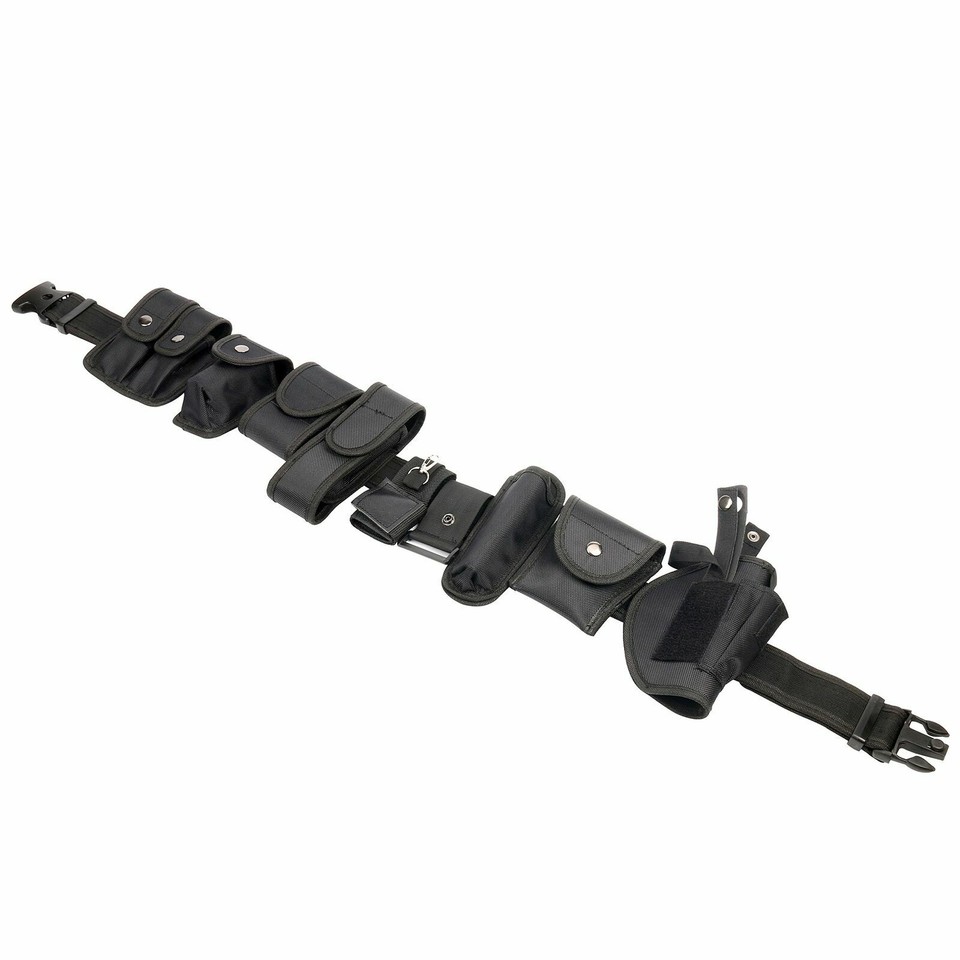 Tactical Police Security Guard Duty Belt Law Enforcement Modular Nylon ...