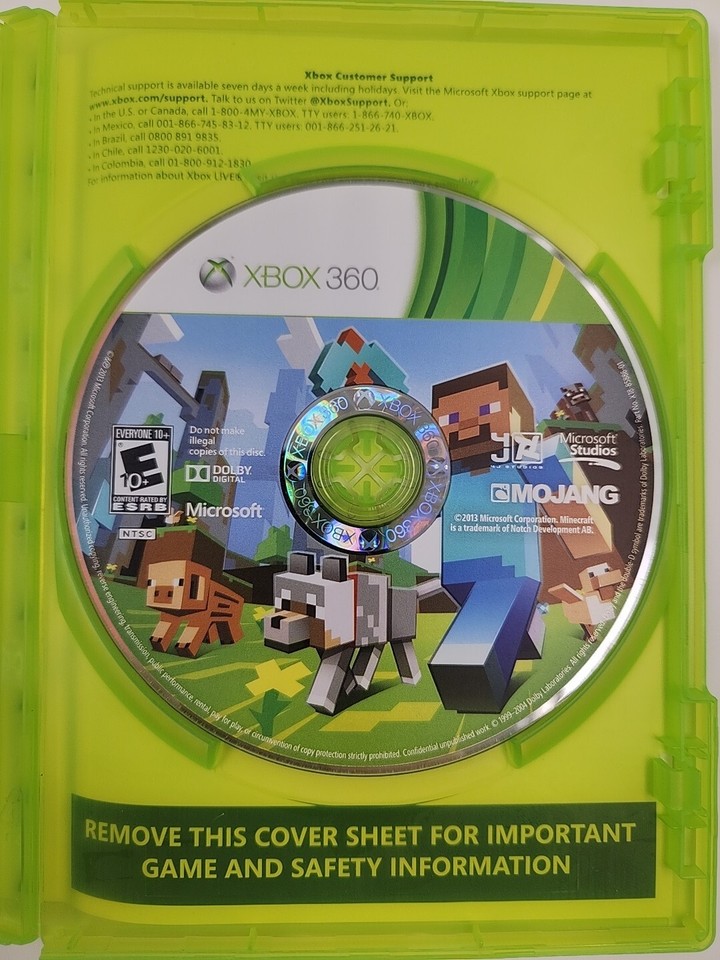 Minecraft Xbox 360 Edition Complete CIB | eBay