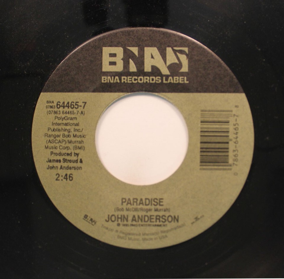 Country 45 Bna Records - Bad Weather / Paradise On Bna Records Label | eBay