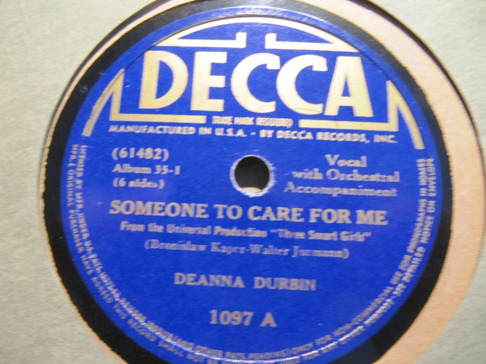 1936 DEANNA DURBIN MOVIE DEBUT Three Smart Girls Someone to Care/ IL ...