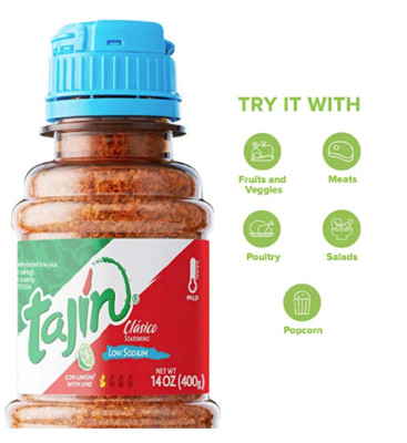 Tajin Clásico Low Sodium Seasoning 9 oz Flavored Fruit Salt | eBay