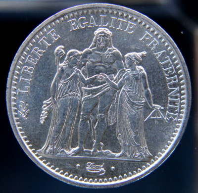 France, 10 Franc,1968, silver coin, 0.9, Hercules. | eBay