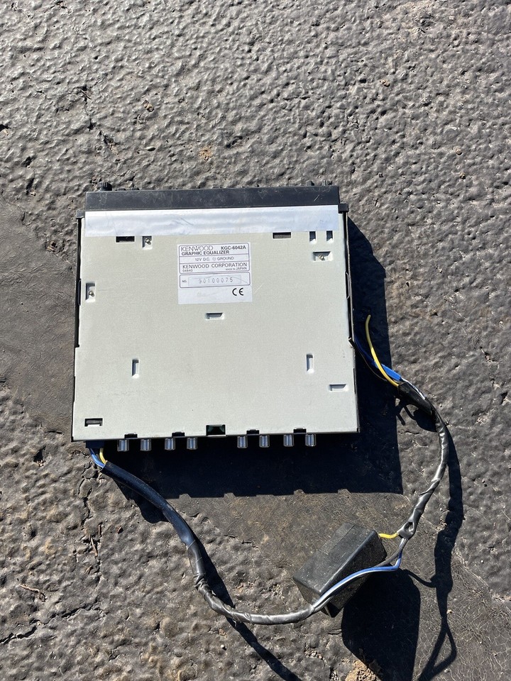 kenwood graphic equalizer kgc-6042a - 9 band Stereo Graphic -unit Only ...