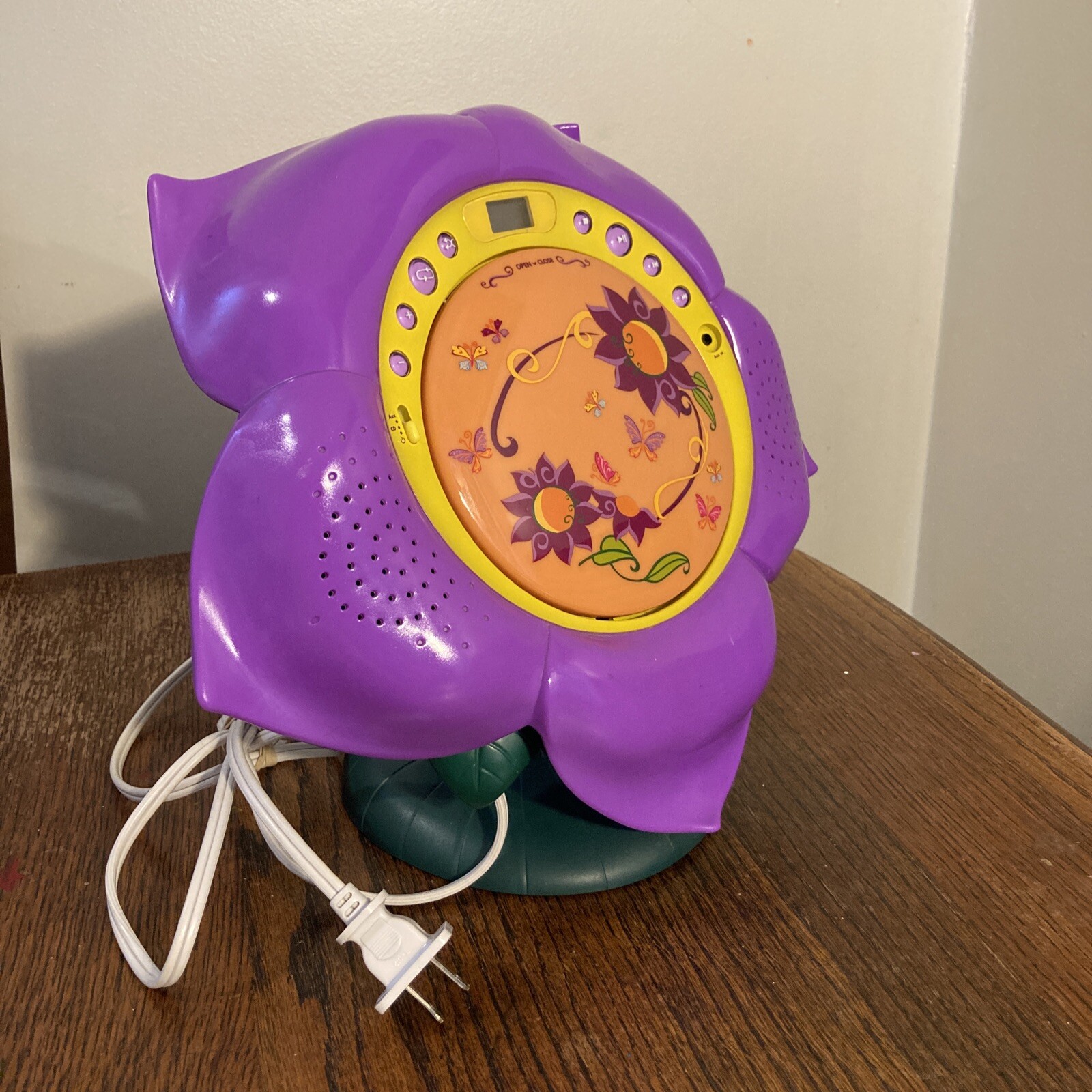 Tinkerbell CD Player Boombox Aux Fairy Flower F500B Disney Fairies 2010 ...