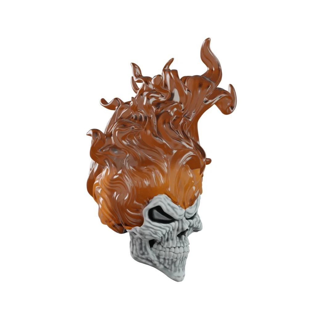 Ghost Rider Head Drawing