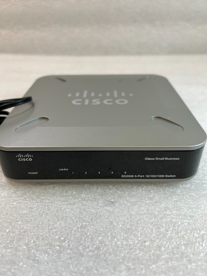 Cisco SD2005 Ver 3 5-Port 10/100/1000 Small Business Network Switch ...