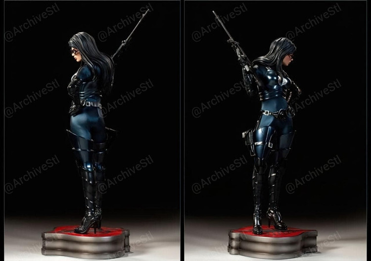 Anime Baroness 1/6 Unpainted GK Models 3D Printed Figures Blank Resin ...