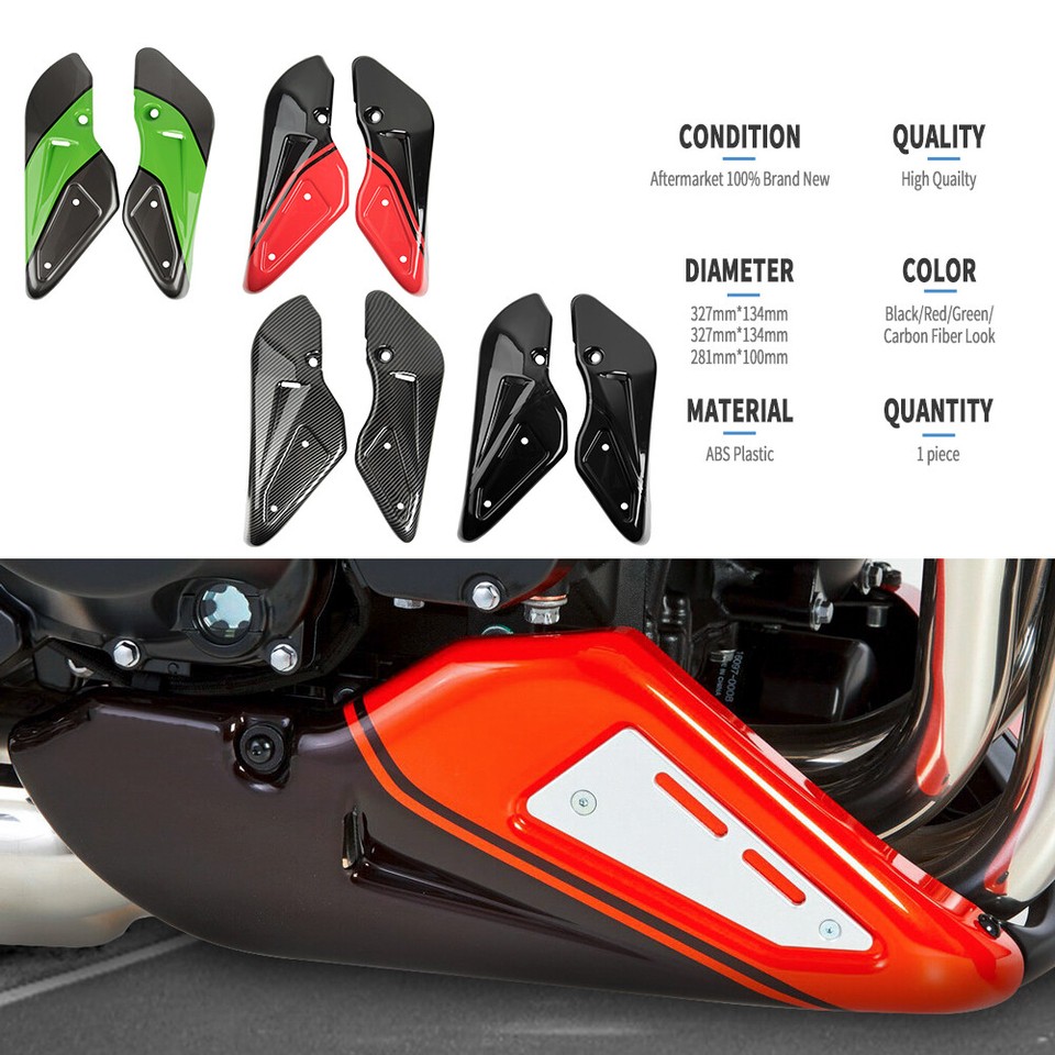 Engine Spoilers Cafe Skid Plates Bellypan Guards For Kawasaki Z900RS | eBay