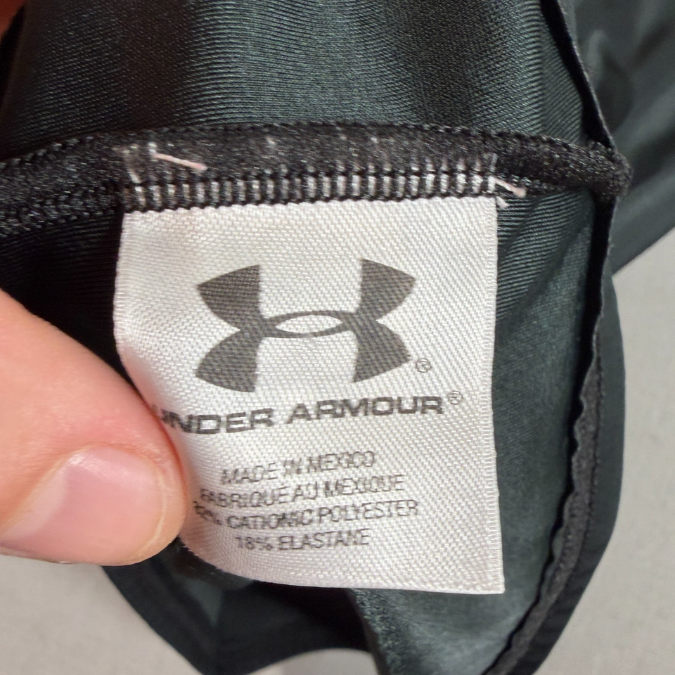 Under Armour Short Sleeve Compression Shirt Mens XL Black Y2K Cationic ...