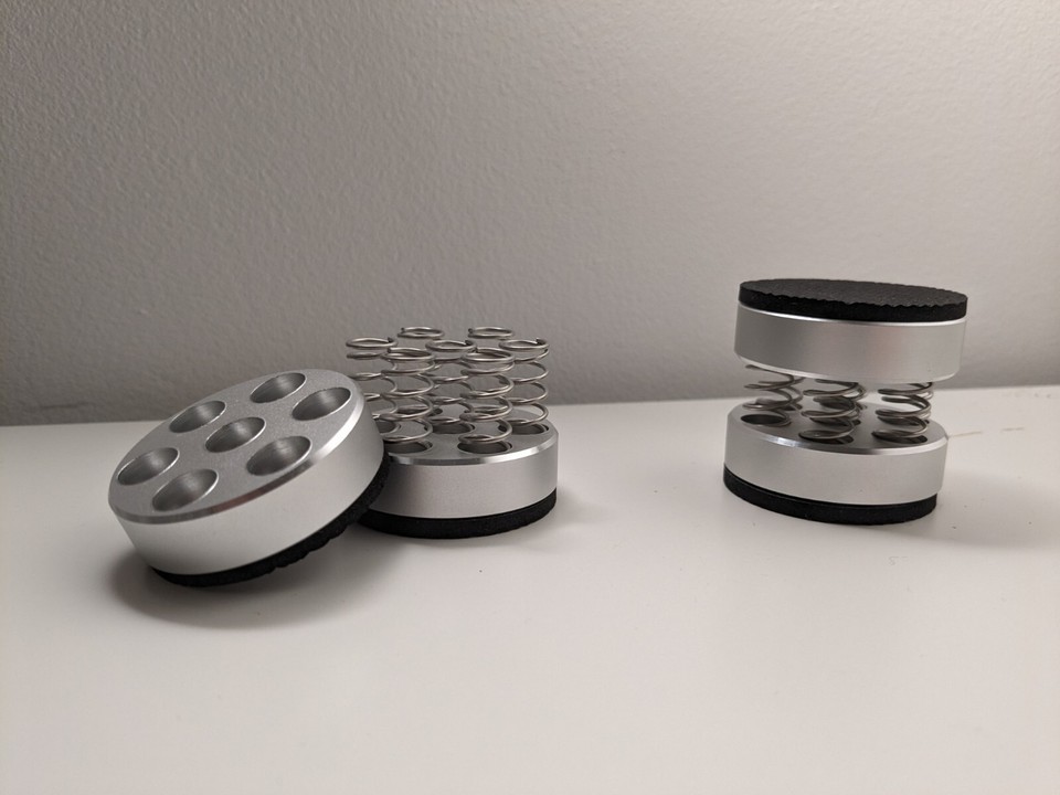 Oak Hardwood Hi-fi Spring Isolation Platform Turntable/Speaker/Amp ...