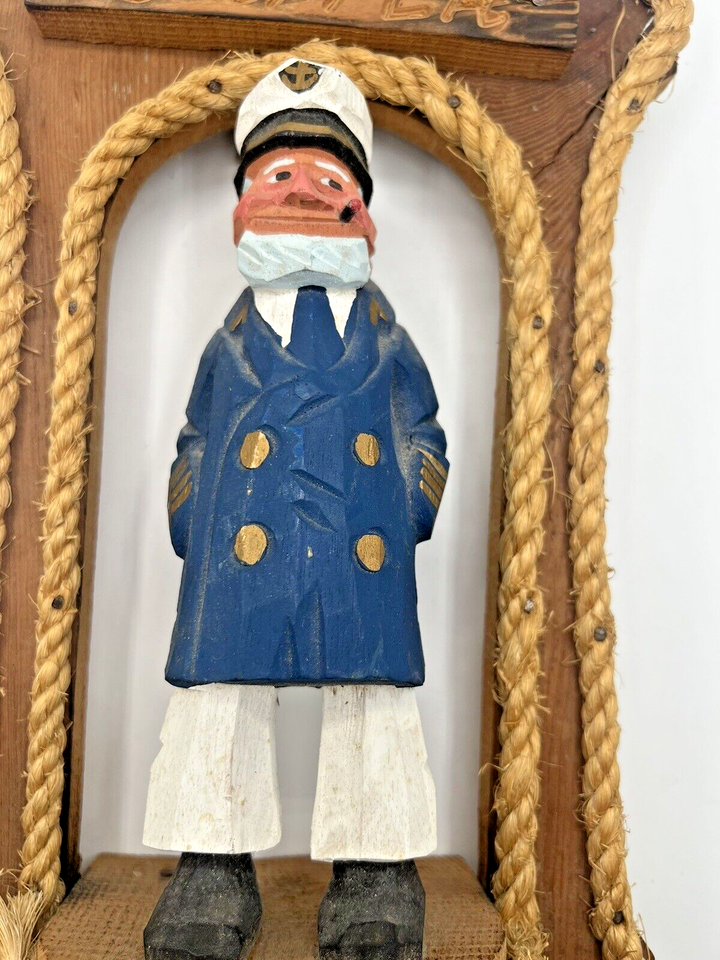 Wooden Wall Hanging Nautical Skipper Sailor | eBay