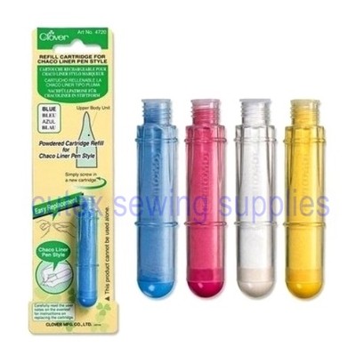 Clover Chalk Refill For Chaco Liner Pen Style - White, Blue, Pink ...