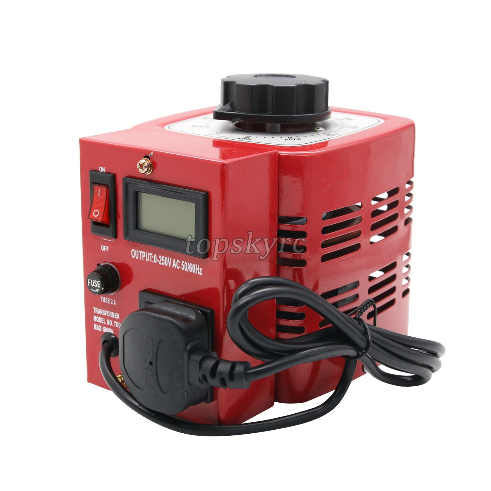 0-250V 0.5kva 220V Variac Autotransformer Voltage Regulator Powerstat ...