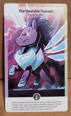 Here to Slay - Unstable Unicorn Party Leader Promo Card (Kickstarter ...