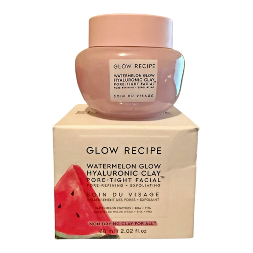 Glow Recipe Watermelon Glow Hyaluronic Clay Pore Tight Facial Mask 2.02 ...