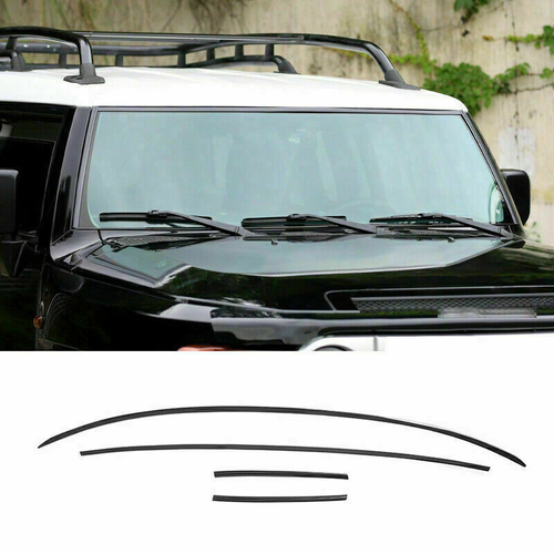 4P For Toyota FJ Cruiser 2007-2014 Black Car Front Windshield Window ...