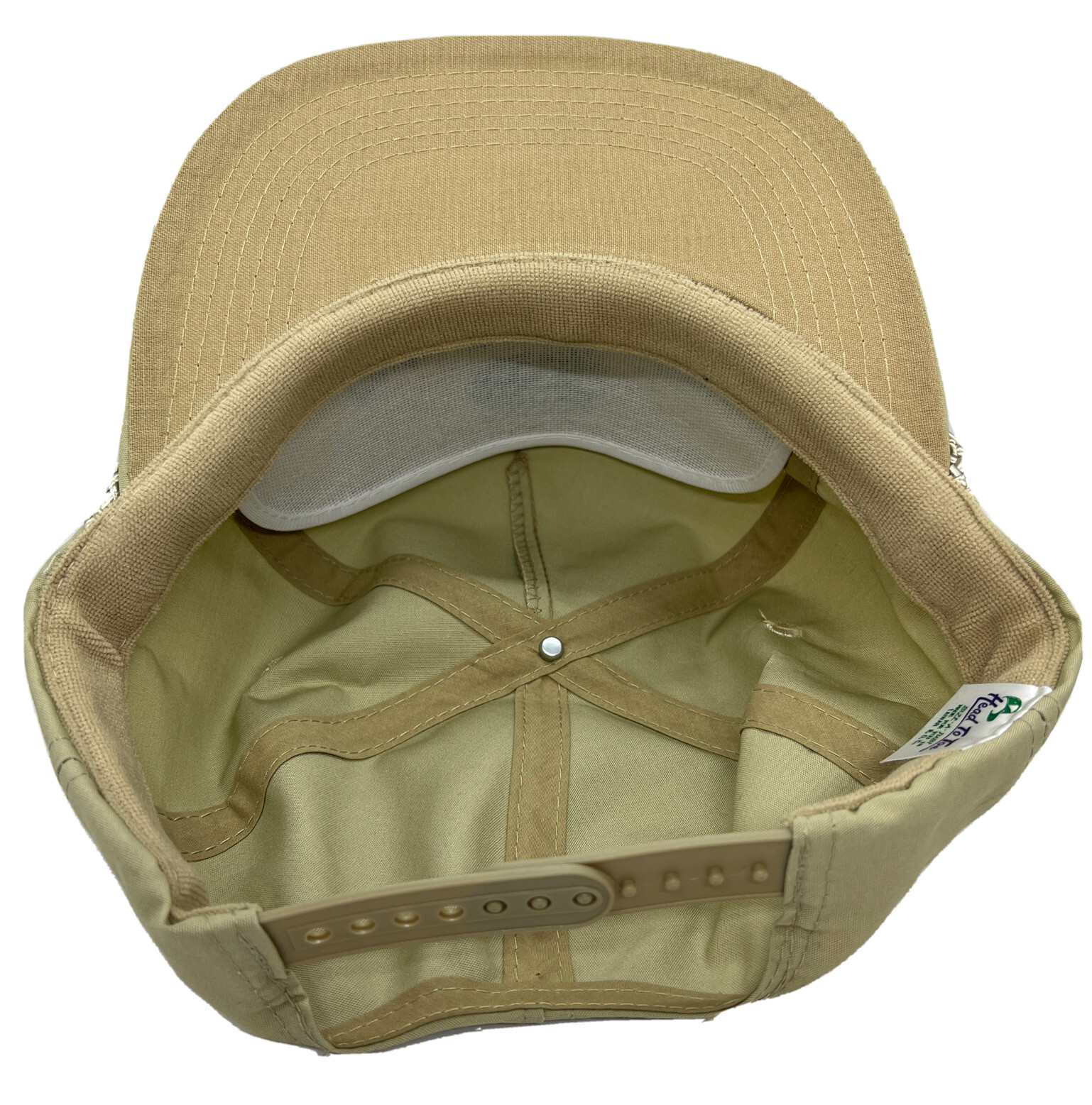 Vintage Carter Ground Fueling Hat Cap Snap Back Beige… - Gem