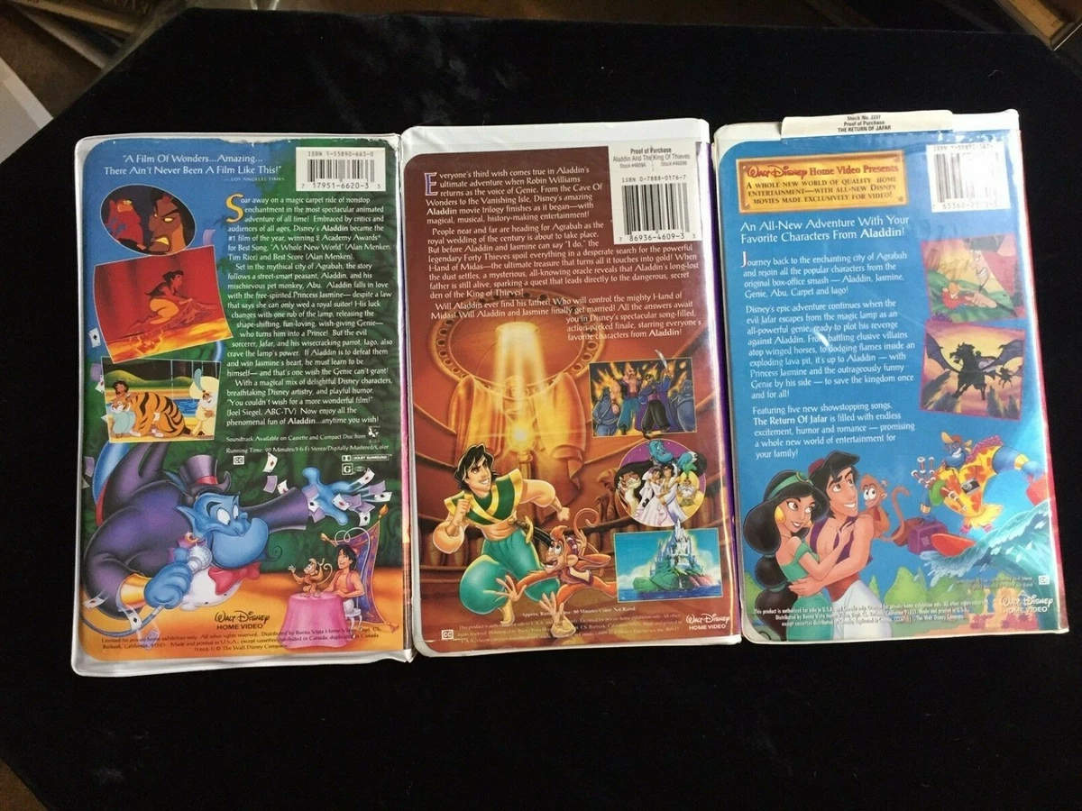 Disney Aladdin Vhs Ebay