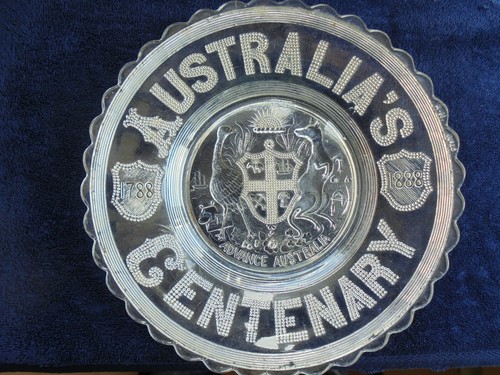 ANTIQUE AUSTRALIA'S CENTENARY GLASS PLATE ADVANCE AUSTRALIA 1888 | eBay