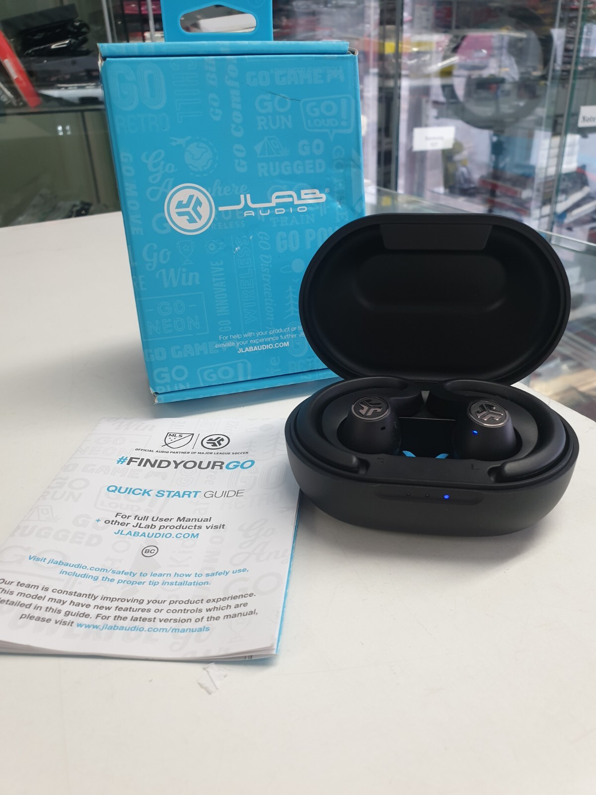 JLab JBuds Air Sport True Wireless Bluetooth Ear Buds RIGHT SIDE NOT jlab-jbuds-air-sport-true-wireless-bluetooth-ear-buds-right-side-not