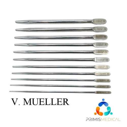 V. Mueller GU4060 Jewett Urethral Sounds 12-32 Fr. 9-1/2" Set of 11 | eBay