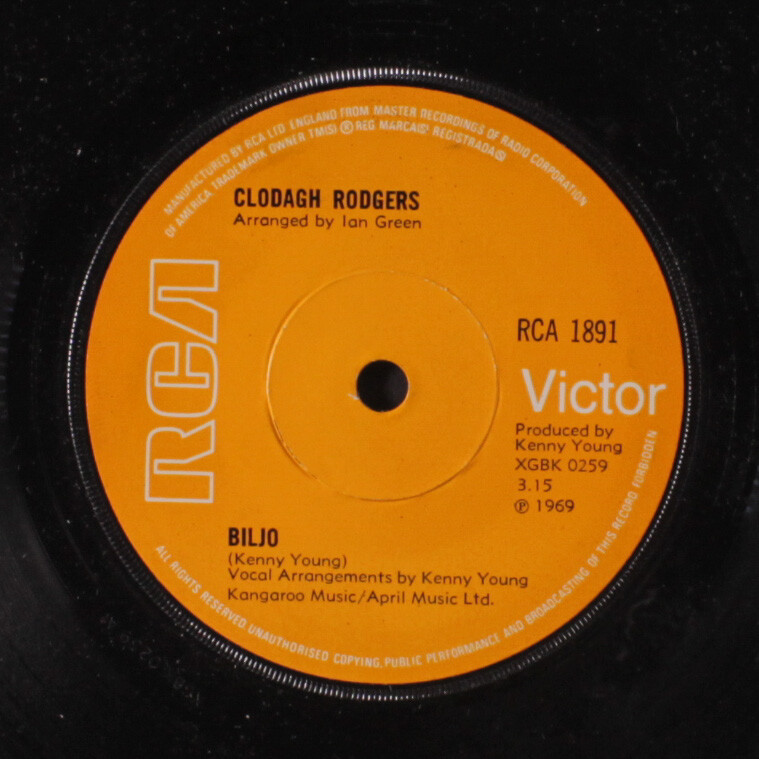 CLODAGH RODGERS: biljo / spider RCA 7" Single 45 RPM | eBay