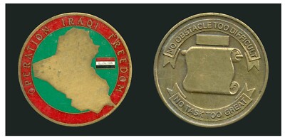 Iraq Veteran - Operation Iraqi Freedom Military Challenge Coin | eBay