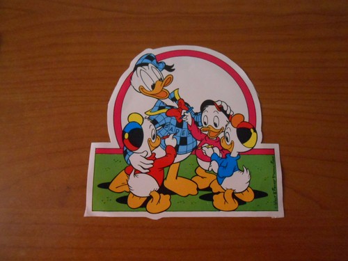 adesivo stickers-DISNEY-PAPERINO-QUI-QUO-QUA-cm.13,5x14 | eBay