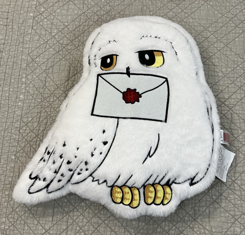 Harry Potter Hedwig Owl White Cushion Soft Toy Pillow By Primark 16” | eBay