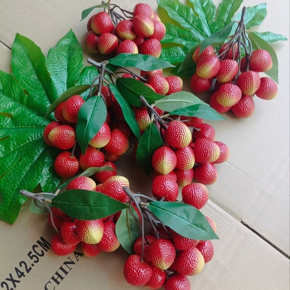 For Photography Props Lychee Fruit Skewer Photography Props Lifelike ...