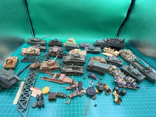Huge Airfix Tanks Military Vehicles Job Lot Bundle German Half Track ...