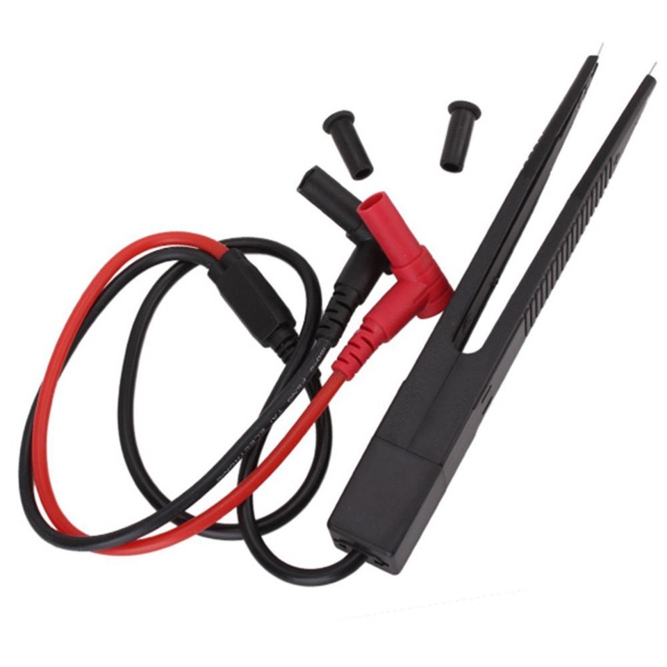 Multimeter SMD Test Clip Anti-slip Meter Probe Tweezer for Capacitor ...