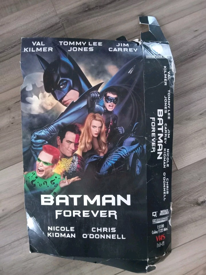 Vintage Batman Forever Card Board Standee Theatre Lobby Movie Display ...
