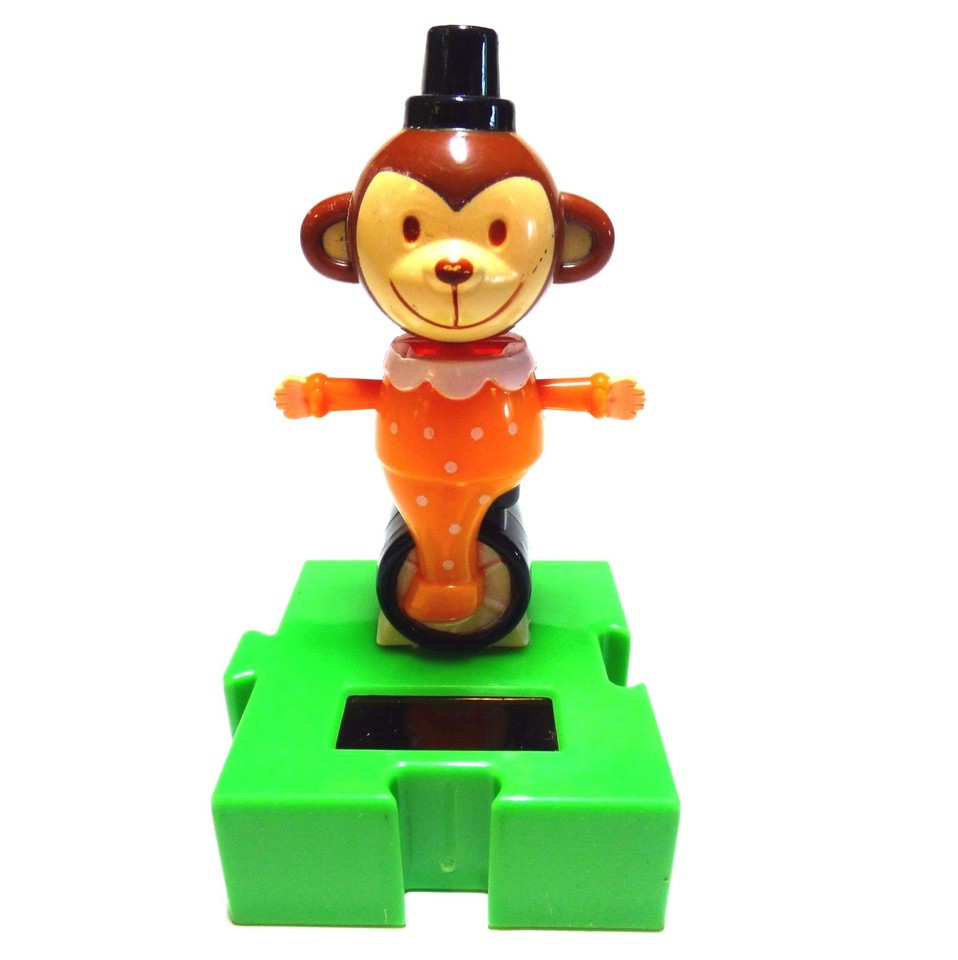 Solar-Powered Dancing Circus Connectables ~ Monkey | eBay