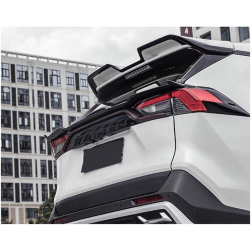 For Toyota RAV4 2019-2023 Glossy Black Rear Boot Spoiler Wing Lip Flap ...