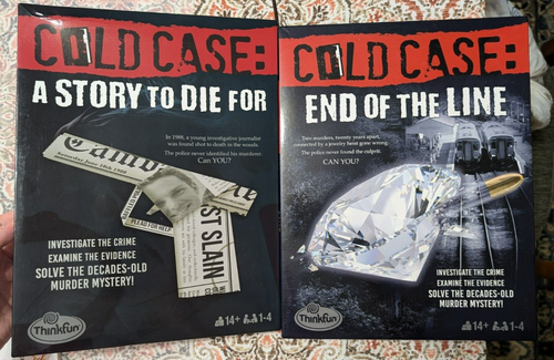 2 ThinkFun Cold Cases (complete, repackaged for new players) | eBay