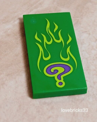 LEGO Question Mark Flames Sign Sticker Green Blue JOKER Batman Villain ...