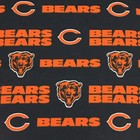 NFL Bar Table with Football Team Logo Fabric Table Top W Glass and ...