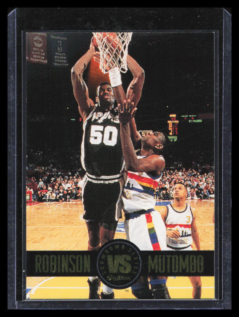 1993 SkyBox David Robinson / Dikembe Mutombo #SS6 Showdown Series | eBay